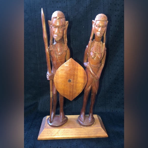 Accents | Vintage Hand Carved African Art Statues | Poshmark